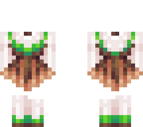 Lolita Log Dress - Base | Minecraft Skin