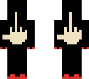 middle finger | Minecraft Skins