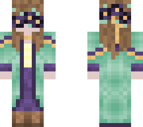 oracle with flower crown | Minecraft Skin