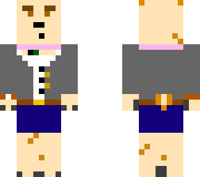 Red Heeler Australian Cattle Dog (Jorts, Slim, Jacket) | Minecraft Skin