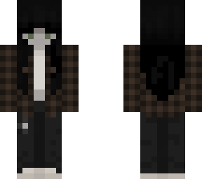 brown flannel girl | Minecraft Skin