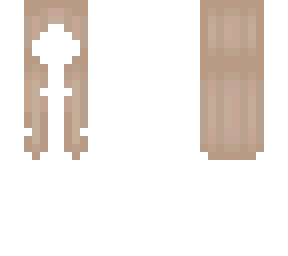 Cute Curly Hair Girl Template | Minecraft Skin