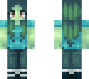 zombie girl cute zombie girl | Minecraft Skins