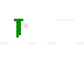 White collared shirt w/ green checkered tie | Minecraft Skin