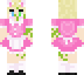 Alpha Peasant pink maid | Minecraft Skin