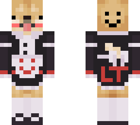 anime maid doge with happy face | Minecraft Skin