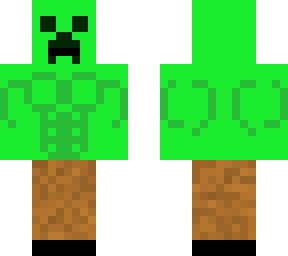 Buff creeper | Minecraft Skin