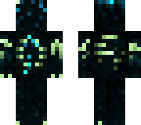 Corrupted warden | Minecraft Skin