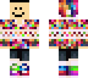 quackity - made with 60+ colors from my 60+ past quackity skins ...