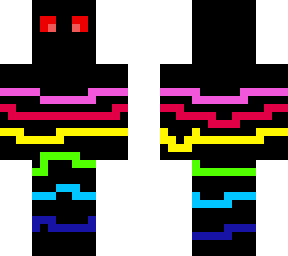 Rainbow Neon Glow | Minecraft Skin