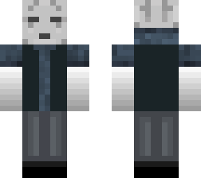 Human Ghast with Vest | Minecraft Skin