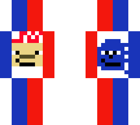Sonic Mario Minecraft Skins
