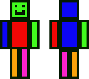 Two skins in one (out layer n inner layer) | Minecraft Skin