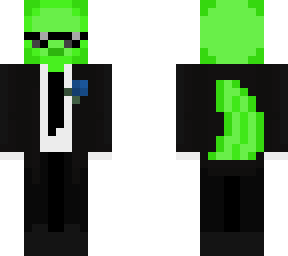 axo in suit | Minecraft Skin