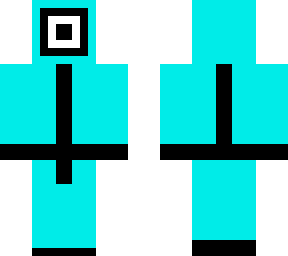 Blue Squid Game Guard | Minecraft Skin