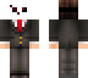 creepy guy with mask | Minecraft Skin