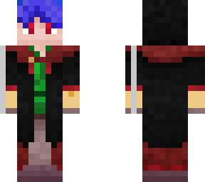 ElestialHD blue hair | Minecraft Skin