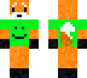 Fox With Dream Merch | Minecraft Skin