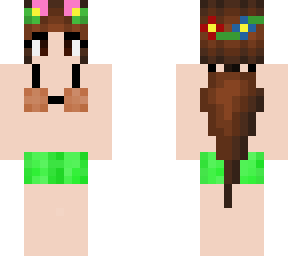 Kircraft Hula Outfit | Minecraft Skin