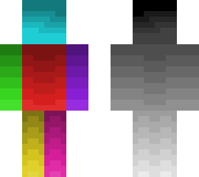Multicolor and Gradient | Minecraft Skin