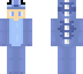 Pale Guy In Stitch Onsie | Minecraft Skin