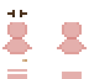 Pink Dress Outfit Base~ | Minecraft Skin