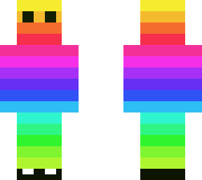 rainbow boy | Minecraft Skin