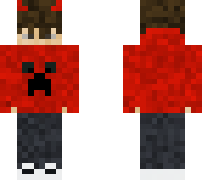 RED CREEPER BOY | Minecraft Skin