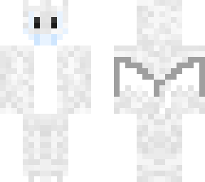 WHITE SMILING DRAGON | Minecraft Skin