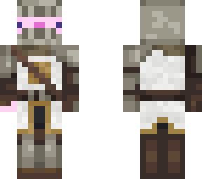 Axolotl Knight | Minecraft Skin