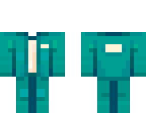 Blank Squid Game Template | Minecraft Skin