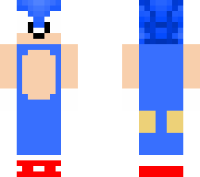 Buttcheeks Sonic | Minecraft Skin