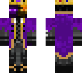 glow enderman blaze ender king royal burn fire pearl | Minecraft Skins