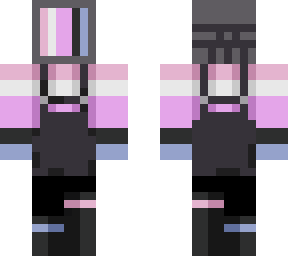 Genderfluid TV Head | Minecraft Skin