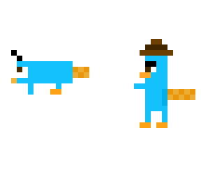 Normal Perry and Agent P | Minecraft Skin