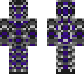 End Warrior (With face) | Minecraft Skin