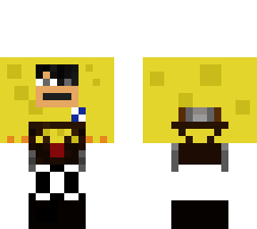Liva l'ponge le vrai dessin | Minecraft Skin