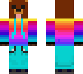 rainbow panda | Minecraft Skins