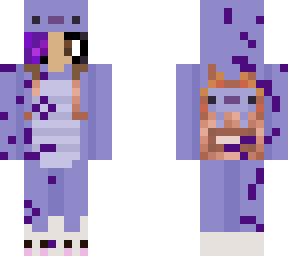 Axolotyl Ender Girl | Minecraft Skin