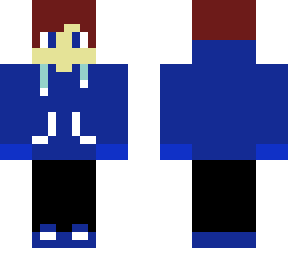 blue gamer boy | Minecraft Skin