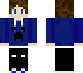 Blue Minecraft gamer | Minecraft Skin