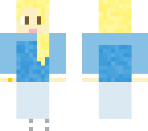 Frozen - Elsa; Felix from straykids;; SKZ DEL LUNA | Minecraft Skin