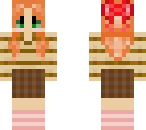 Ginger girl | Minecraft Skin