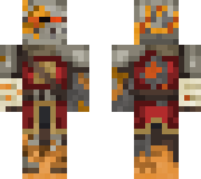 Molten knight | Minecraft Skin