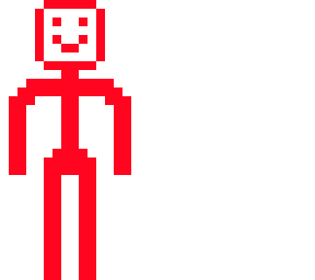 Red Stick-Man | Minecraft Skin