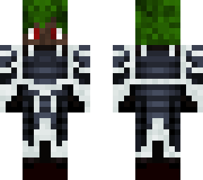 Red Winter Warrior Silver Armour | Minecraft Skin