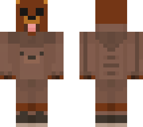 Rubius con merch de oso | Minecraft Skin