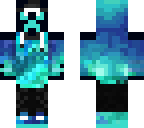 Creeper Azul Minecraft Skins