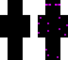 Enderman with teleportation particles | Minecraft Skin