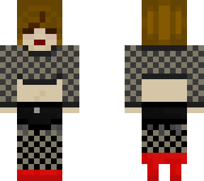 fishnet outfit | Minecraft Skin